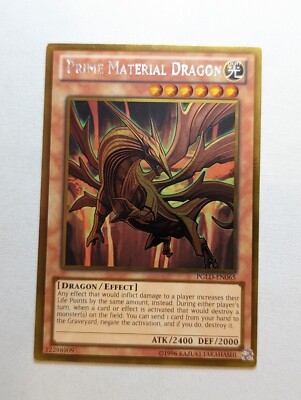 YUGIOH PRIME MATERIAL DRAGON GOLD RARE PGLD-EN065 | eBay