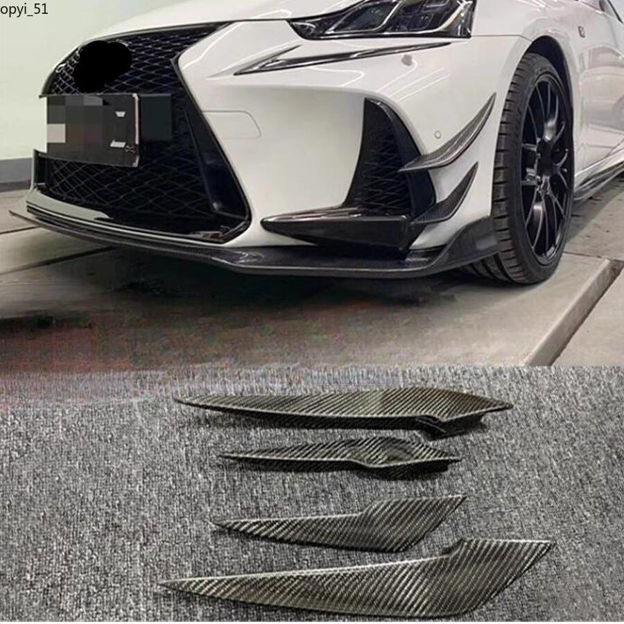 Carbon Fiber Front Bumper Vent Molding Cover Trim For Lexus IS300 2017 ...