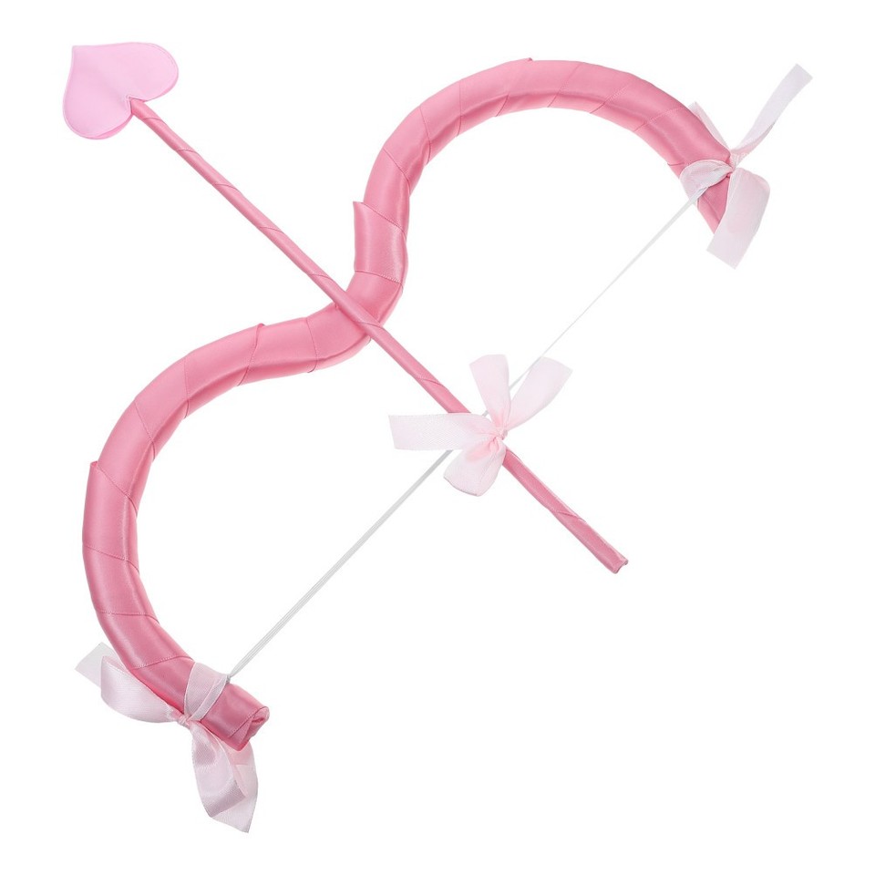 1 Set Mini Cupid Bow Arrow Prop Cupid Costume Kit Valentine Cupid Bow ...