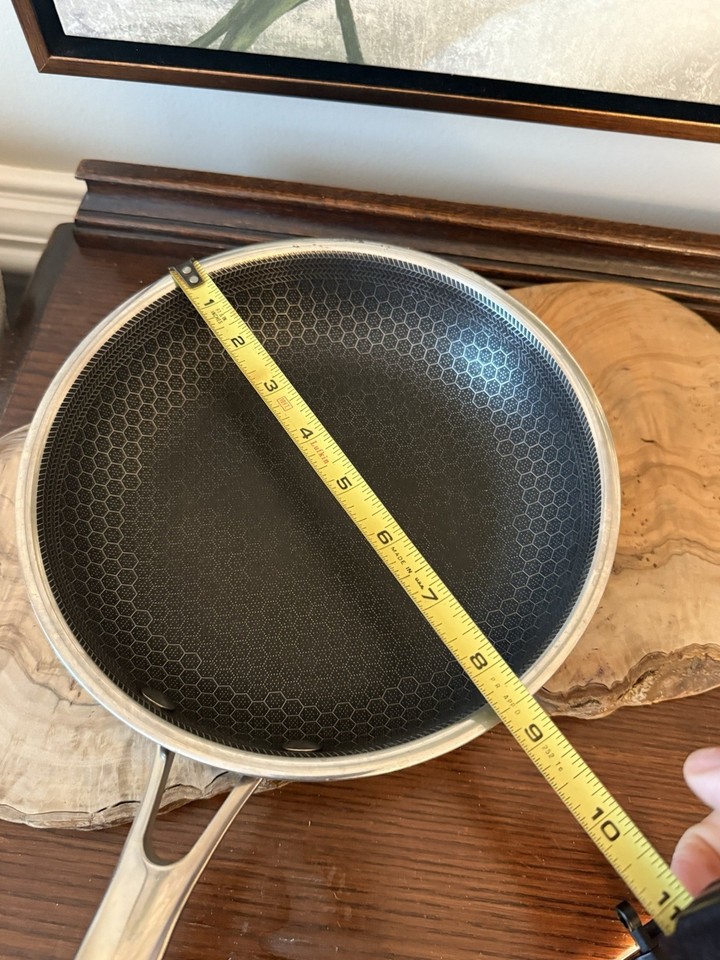 HexClad 8" Diameter Skillet Cookware Pan Hex Clad Small - No lid | eBay