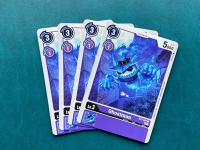 Ghostmon BT7-067 Playset Next Adventure Digimon Card Game x4 | eBay