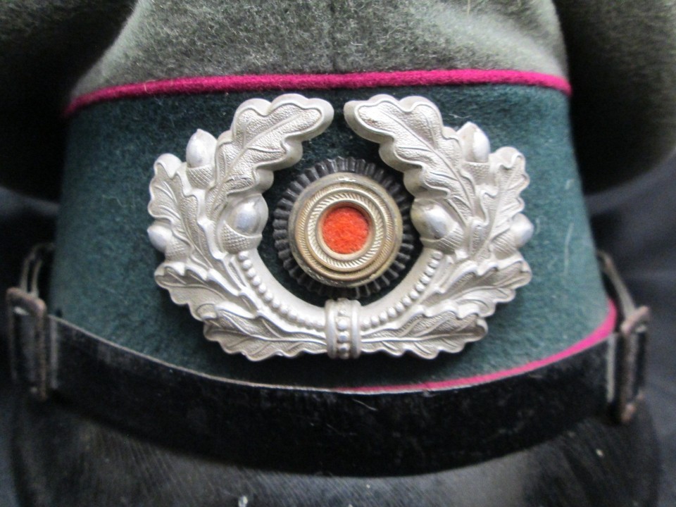EXTREMELY RARE Original WWII German Smoke Troops Visor Cap Nebelwerfer ...