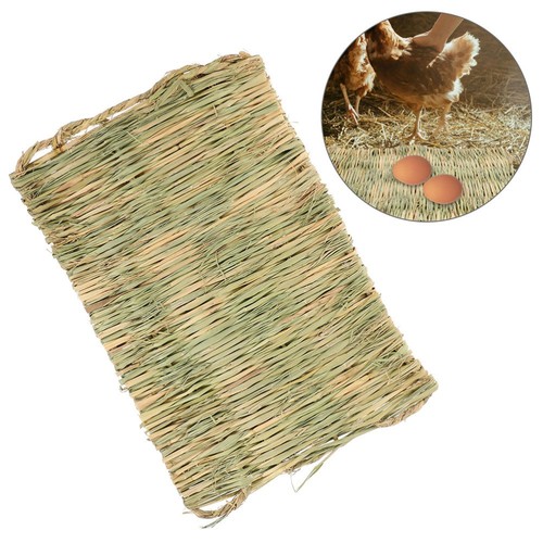 4 Pcs Straw Mat Chicken Pads for Nesting Box Handmade Woven Coop | eBay