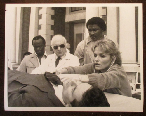 PRESS PROMO PHOTO NBC TV ST. ELSEWHERE NORMAN LLOYD & SAGAN LEWIS 1987 ...