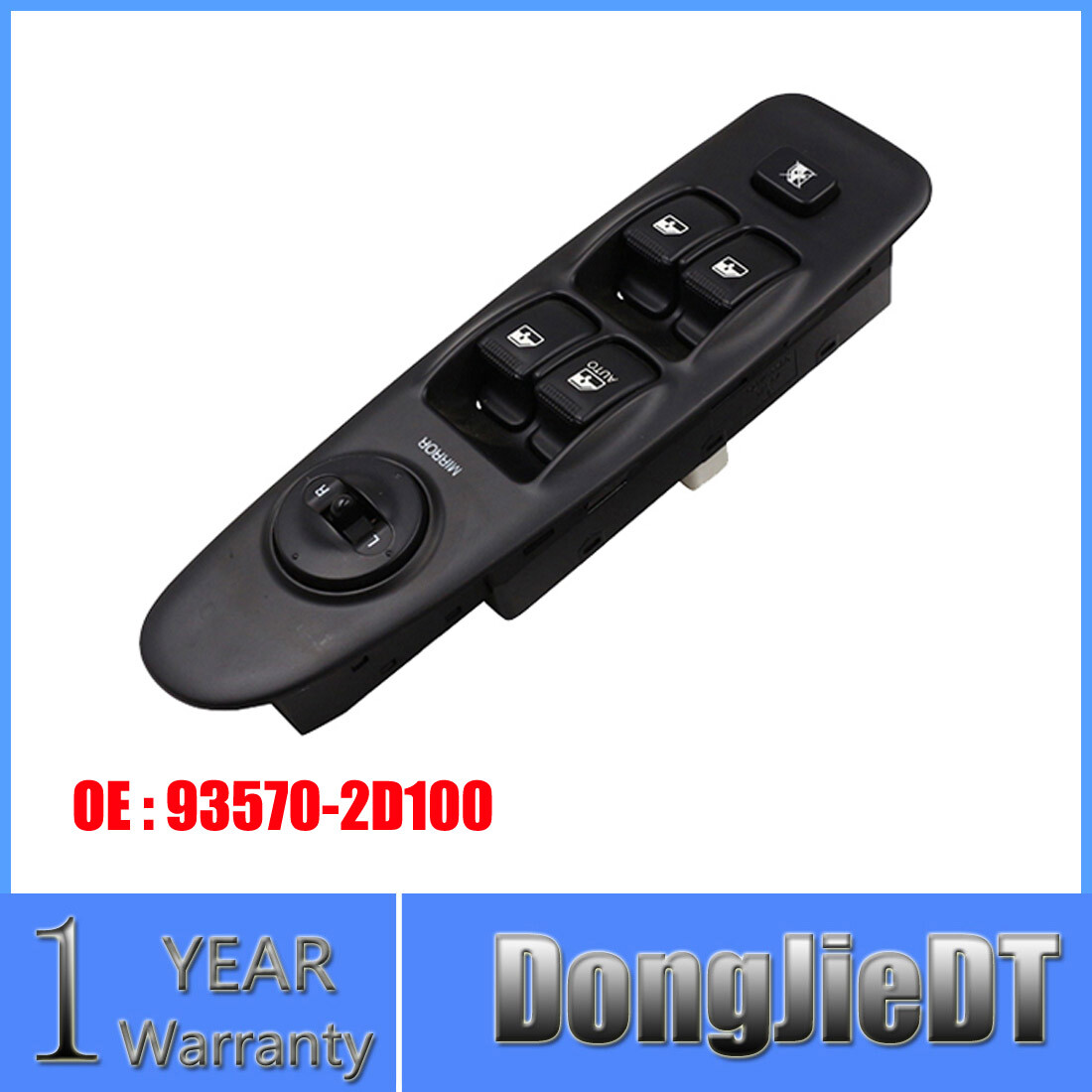 OE 93570-2D100 Front Left Power Master Window Control Switch For ...