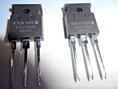2SK1058 2SJ162 VIA ECX10N20 ECX10P20 EXICON SET | eBay