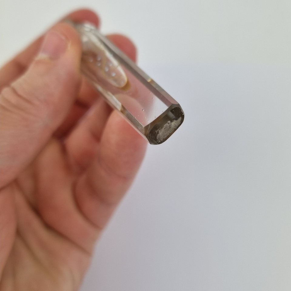 Antique Glass Tear Catcher / Teardrop /Lachrymatory Scent Bottle 8.4cm ...