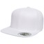 Men Snapback Hat Classic Trucker Style Flat Brim Baseball Cap Solid ...
