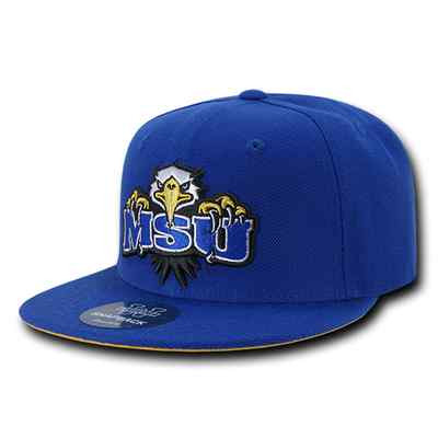 Morehead State University MSU Eagles NCAA Fitted Flat Bill Baseball Cap ...