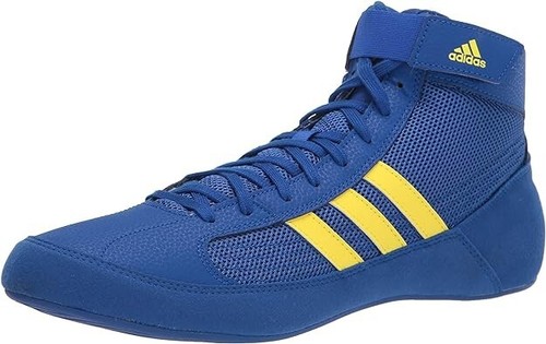 Adidas HVCk Youth Wrestling Shoes, BD7637, Blue/Yellow, Size 1.5 | eBay