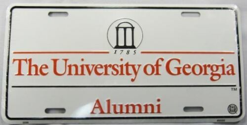 University of Georgia UGA Alumni Stamped Metal College License Plate 6 ...