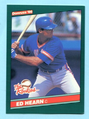 1986 Donruss Rookies # 54 Ed Hearn -- New York Mets | eBay