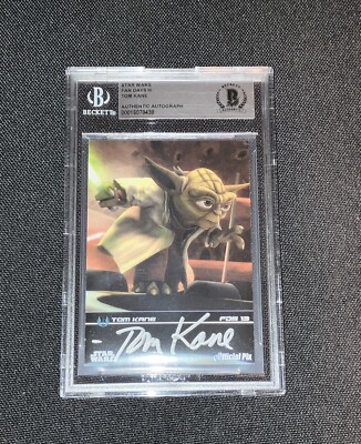 2009 Star Wars Fan Days: Signed Autograph by Tom Kane as Yoda - Beckett ...