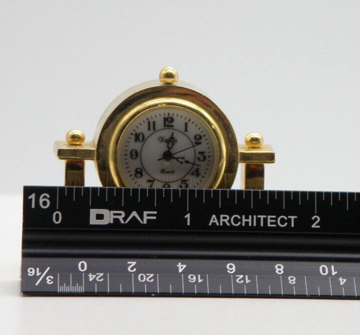Xanadu Quartz Miniature Mini Mantle Style Collectible Clock Japan ...
