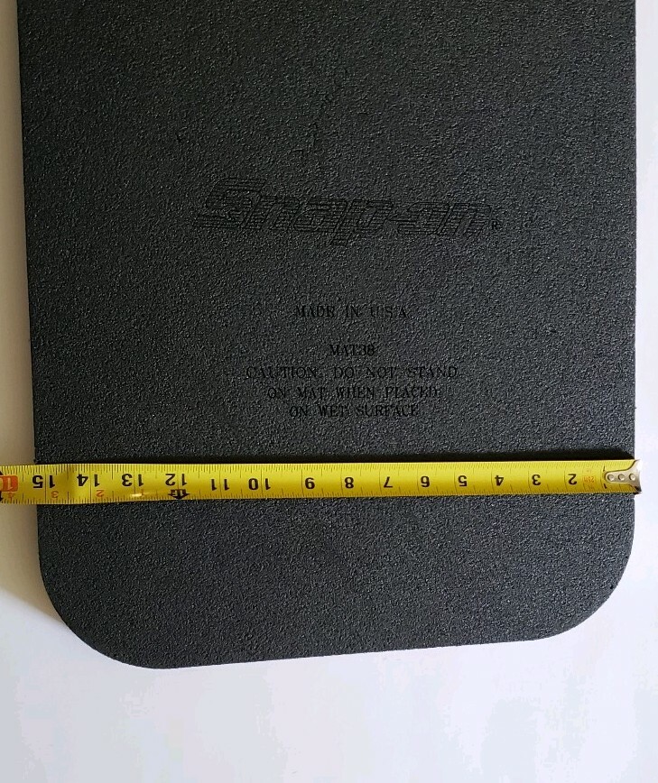 SNAP ON kneeling pad large approx 15" X 38" comfortable working on ...