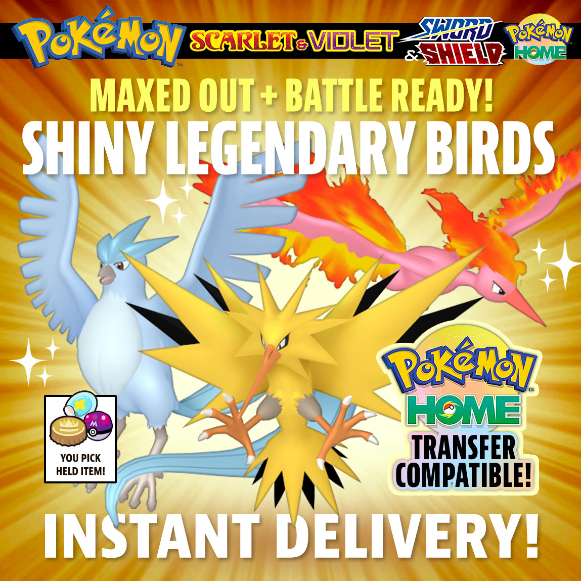 3 legendary birds For Sale - MAVIN