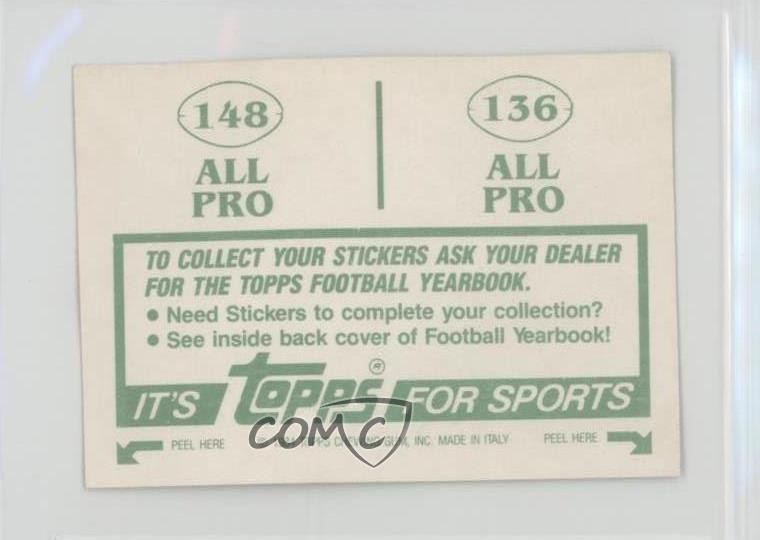 1984 Topps Album Stickers Lester Hayes James Lofton #136-148 HOF 1w8 | eBay