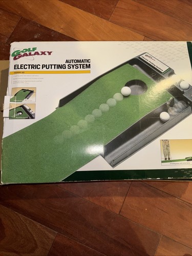 Golf Galaxy-- Automatic Electric Putting System 9’ Putting Green W ...
