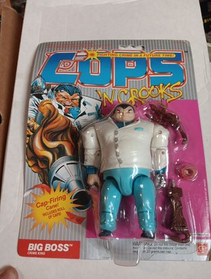 1988 Hasbro COPS 'N Crooks "BIG BOSS" Action Figure NEW SEALED C.O.P.S ...