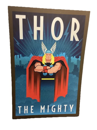 Thor Boxed Canvas Print (90cm X 60cm) | eBay