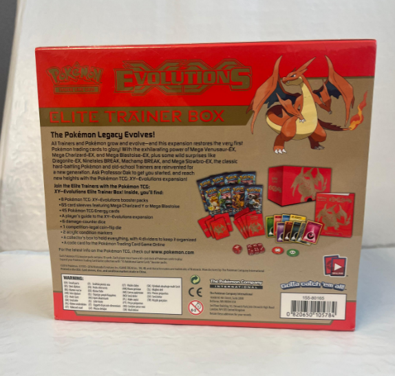Pokemon Evolutions Charizard Elite Trainer Box ETB NEW - FREE SHIPPING ...