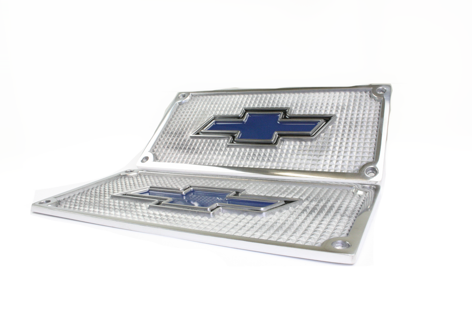 1954-1959 Chevy Truck Step Plates w/Bowtie Set of 2 | C-16400-AS ...