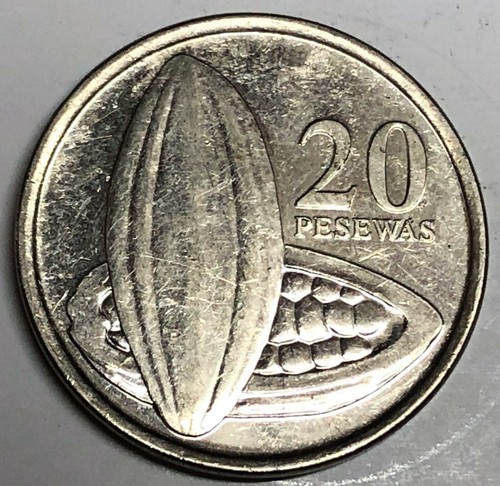 # C4472 GHANA COIN, 20 PESEWAS 2016 | eBay