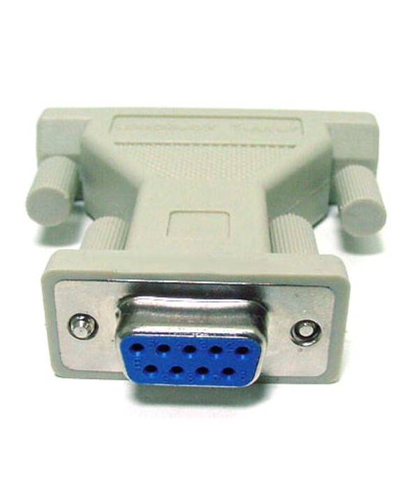 2in1 Serial DB9 DB 9 Female/F + DB25 DB 25 Female/F Loop Back Tester ...