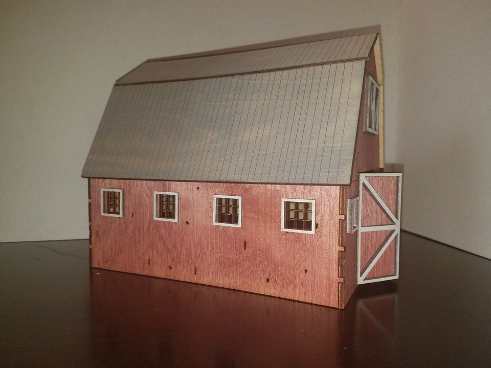 O Scale Barn Model Railroad Train Building On30 Scale | eBay