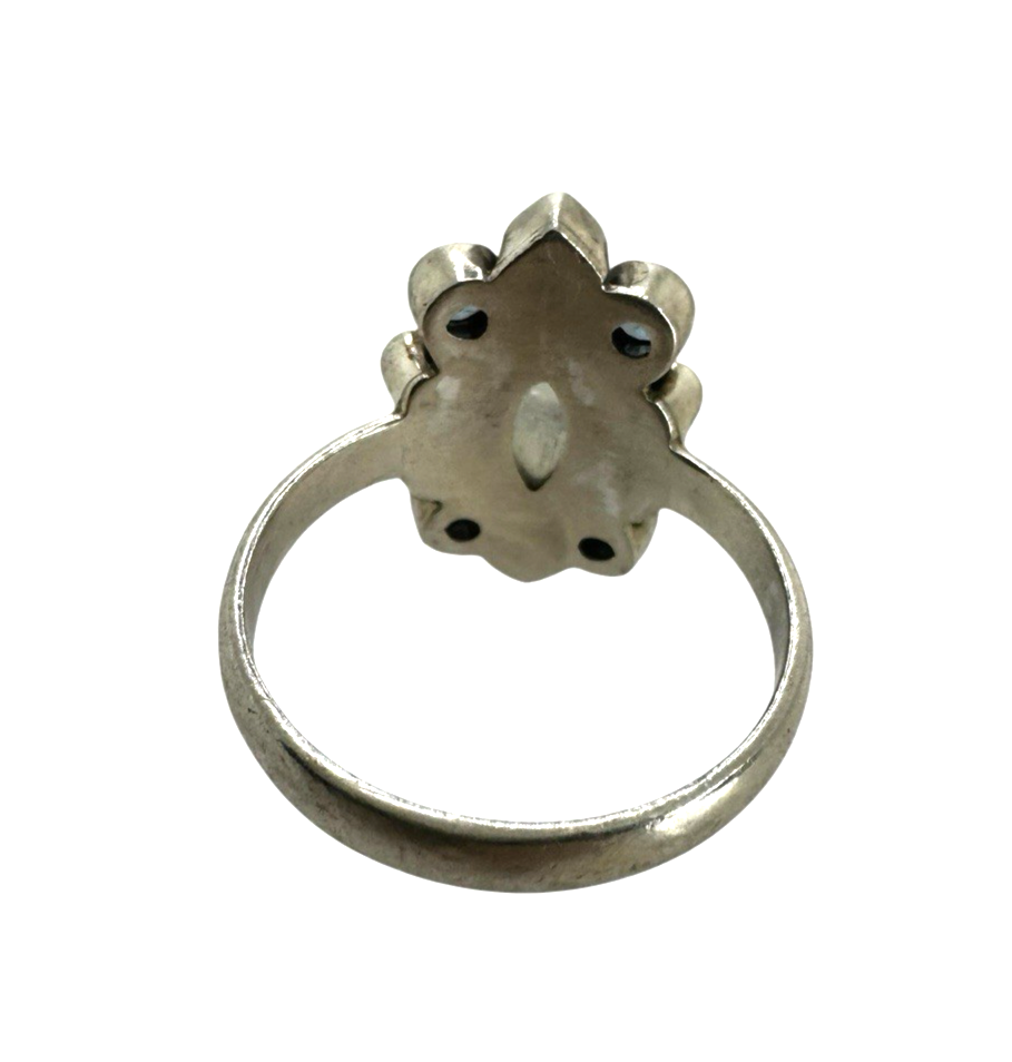 Nicky Butler Sterling Silver Moonstone Topaz Peridot Garnet Ring Size ...