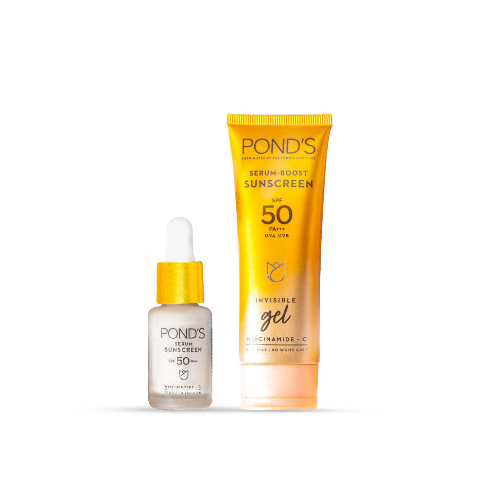 Ponds SPF Duo | Serum boost Sunscreen 50g+ Serum Sunscreen 50g With ...