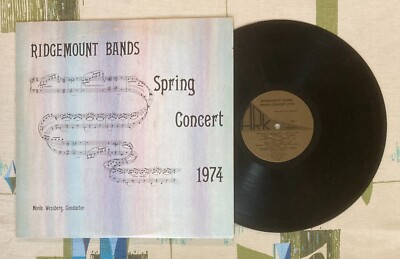 Ridgemont Bands LP Spring Concert 1974 Minnesota EX/EX | eBay