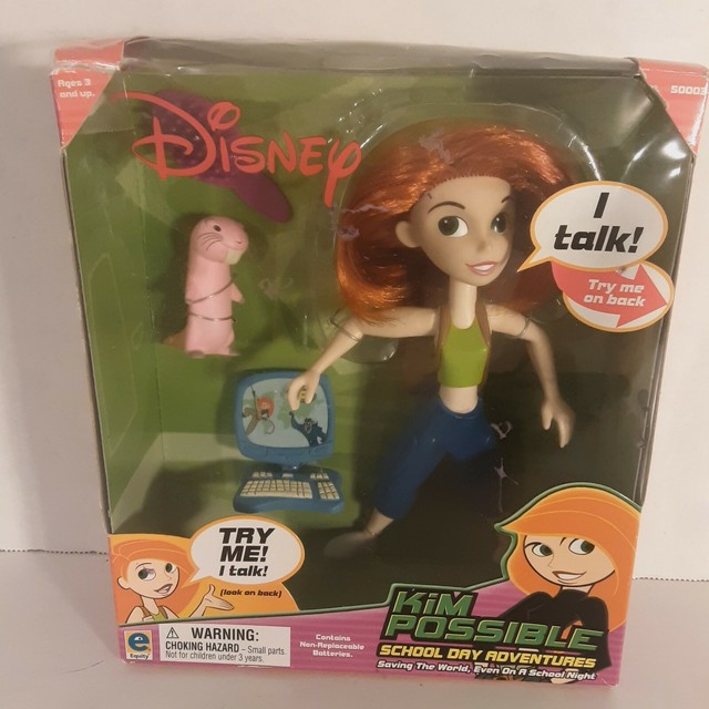 2002 Disney Kim Possible Snowboarding Action Figure Talking Loose for ...