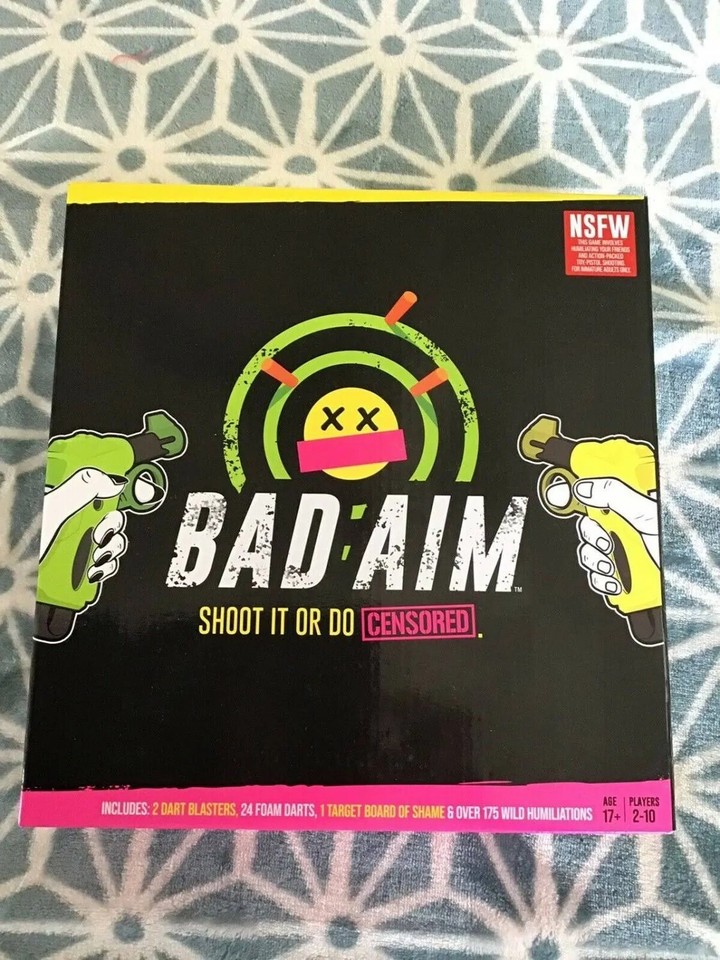 Bad Aim Shoot Or Do it Censored Adult Truth Or Dare Game - New in Box ...