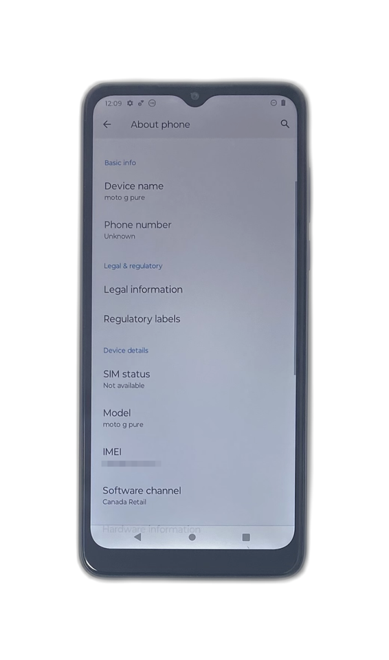 Motorola Moto G Pure XT2163-4 - 32GB - Deep Indigo - Battery @ 100% ...
