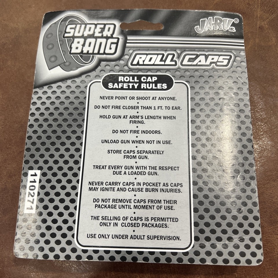 Vintage Ja-Ru 2009 Toy Super Bang Cap Rolls 8-Pack 2,000 New in Package ...