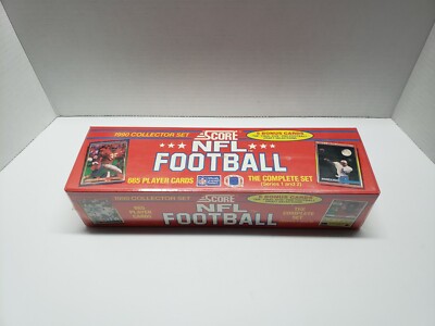SCORE NFL Football 1990 Collector Set Series 1 and 2 Sealed Unopened ...