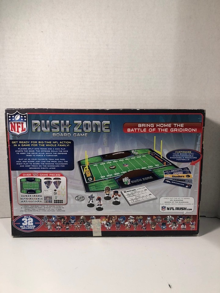 NFL Rush Zone Board Game- COMPLETE-OPEN BOX | eBay