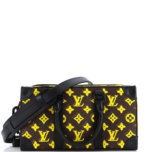 Louis Vuitton Trunk Speedy Bag Monogram Tuffetage Canvas | eBay