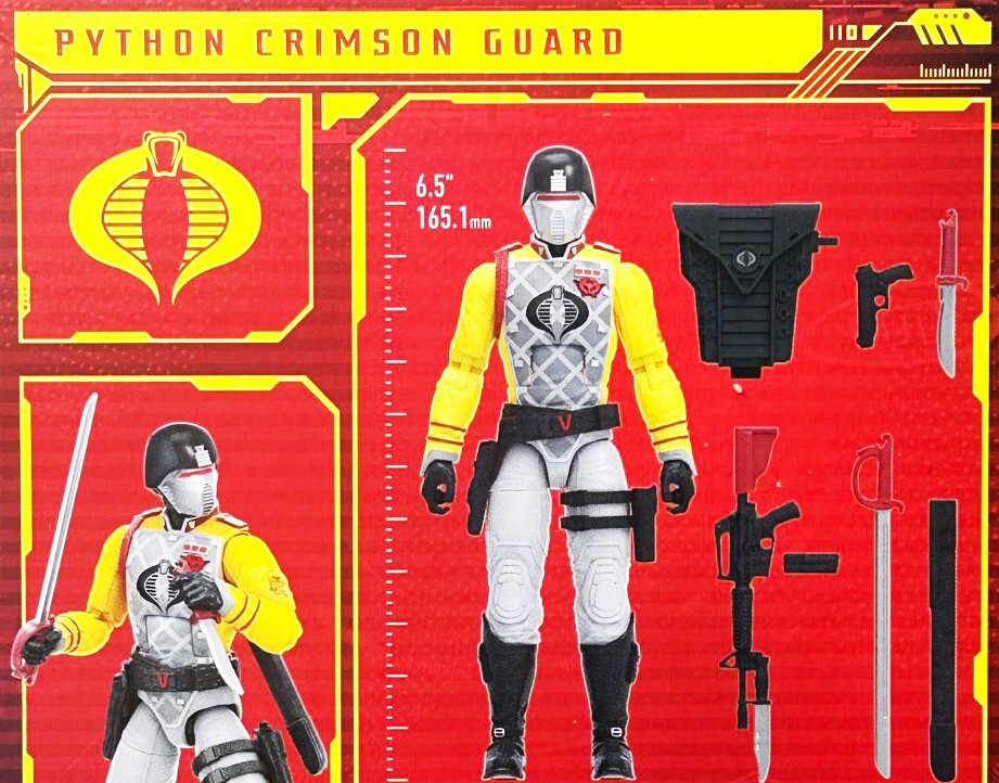 Hasbro GI Joe Classified Series 6" 066 Python Patrol Python Crimson ...