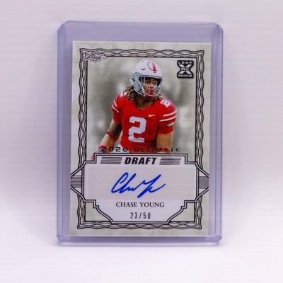 2020 Leaf Ultimate Draft Football Chase Young Autograph BA-CY1 23/50 | eBay
