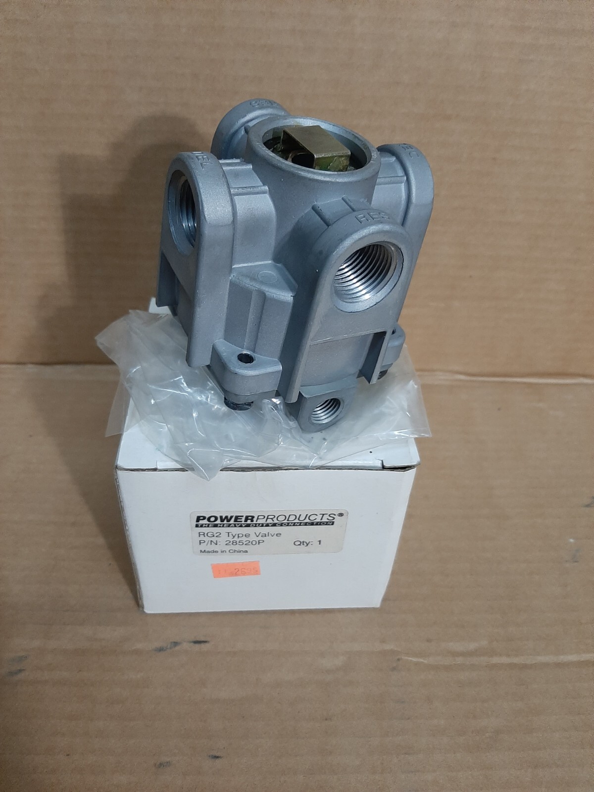 Power Products 28520P RG-2 1/2" Air Brake 2 Port Relay Valve Bendix RG2 ...