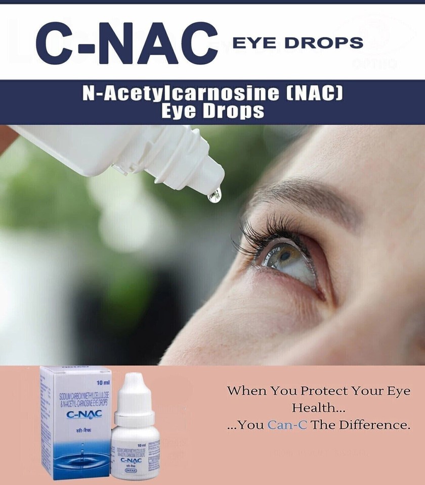 C-NAC, N-Acetyl-Carnosine, N -Acetylcarnosine Eye Drops - 10ml | eBay
