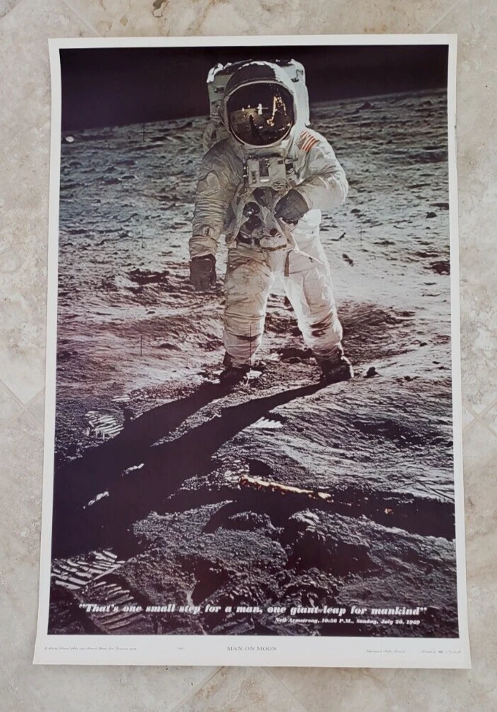 Neil Armstrong Moon Print