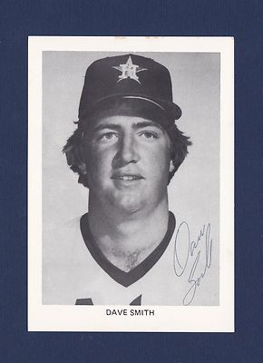 Dave Smith signed Houston Astros vintage team issued postcard | eBay