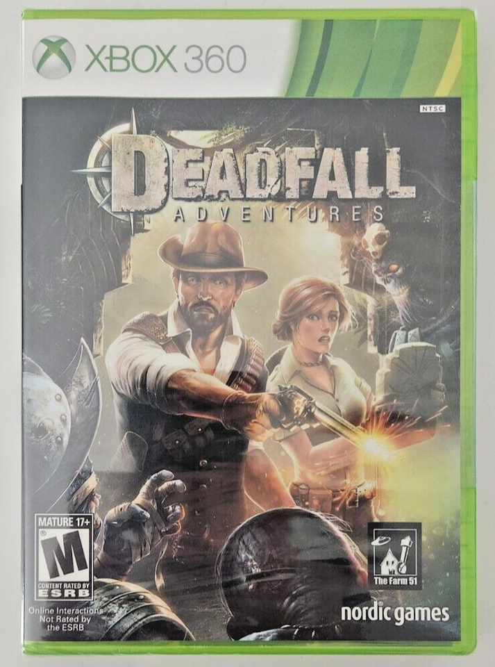 Deadfall Adventures Xbox 360 Brand New Game Special (2013 Action ...
