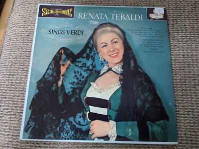 Renata Tebaldi- Sings Verdi- Lp- London 5520- Opera Very Good | eBay