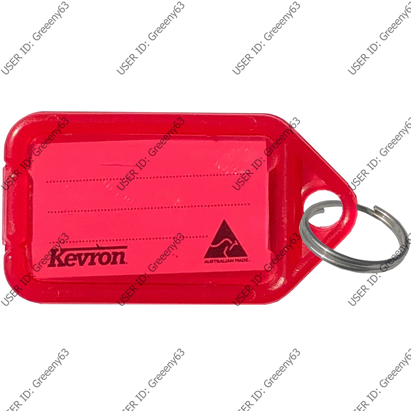 KEVRON Plastic Key Click Tags Labels Assorted Colours Fobs Card ID ...