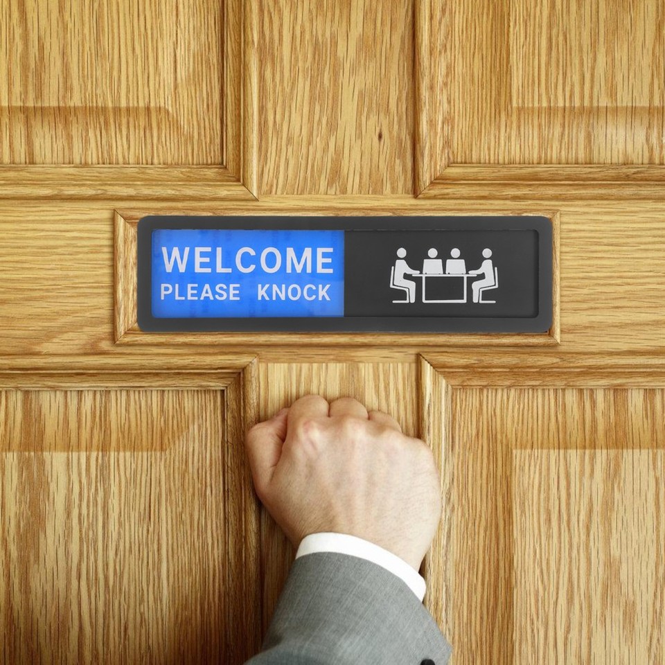 2pcs Privacy Sign Do Not Disturb Indicator Sign Slider Please Knock ...