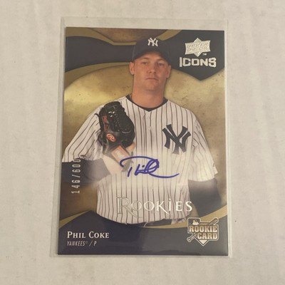2009 Upper Deck Icons Phil Coke Rookie Auto Autograph #146/600 | eBay